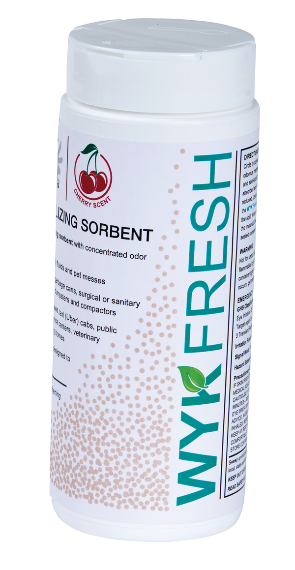 WYK Fresh Cherry Odor Neutralizing Sorbent - 12 Flip Top Shakers - IBP ...